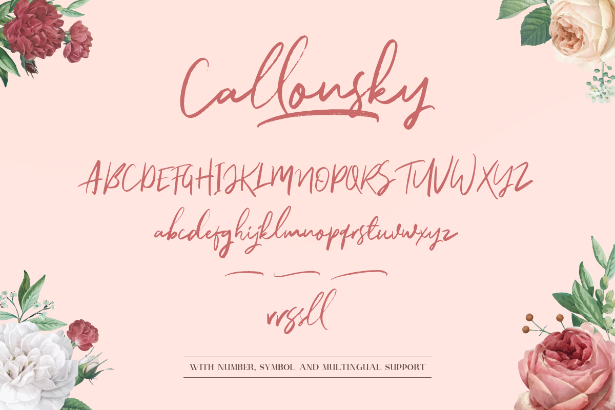 Callonsky Script by letterhend | GraphicRiver